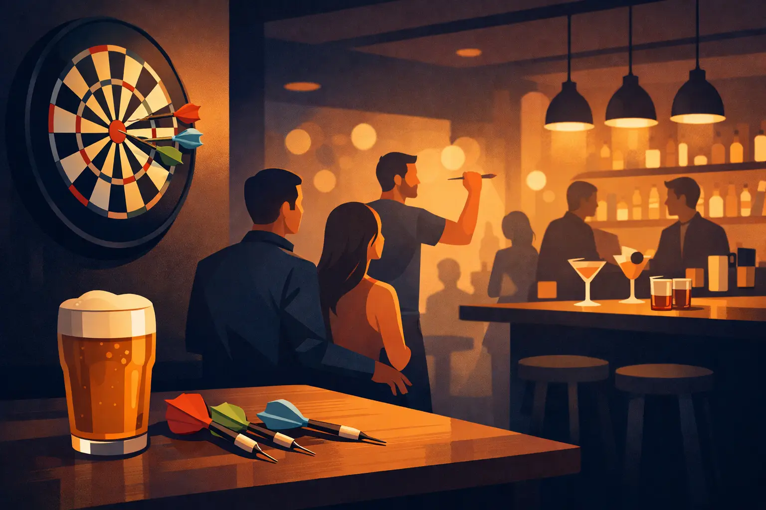 Darts Bar Wien - wo Abende länger bleiben - Pappala Pub | Dein Pub in Wien